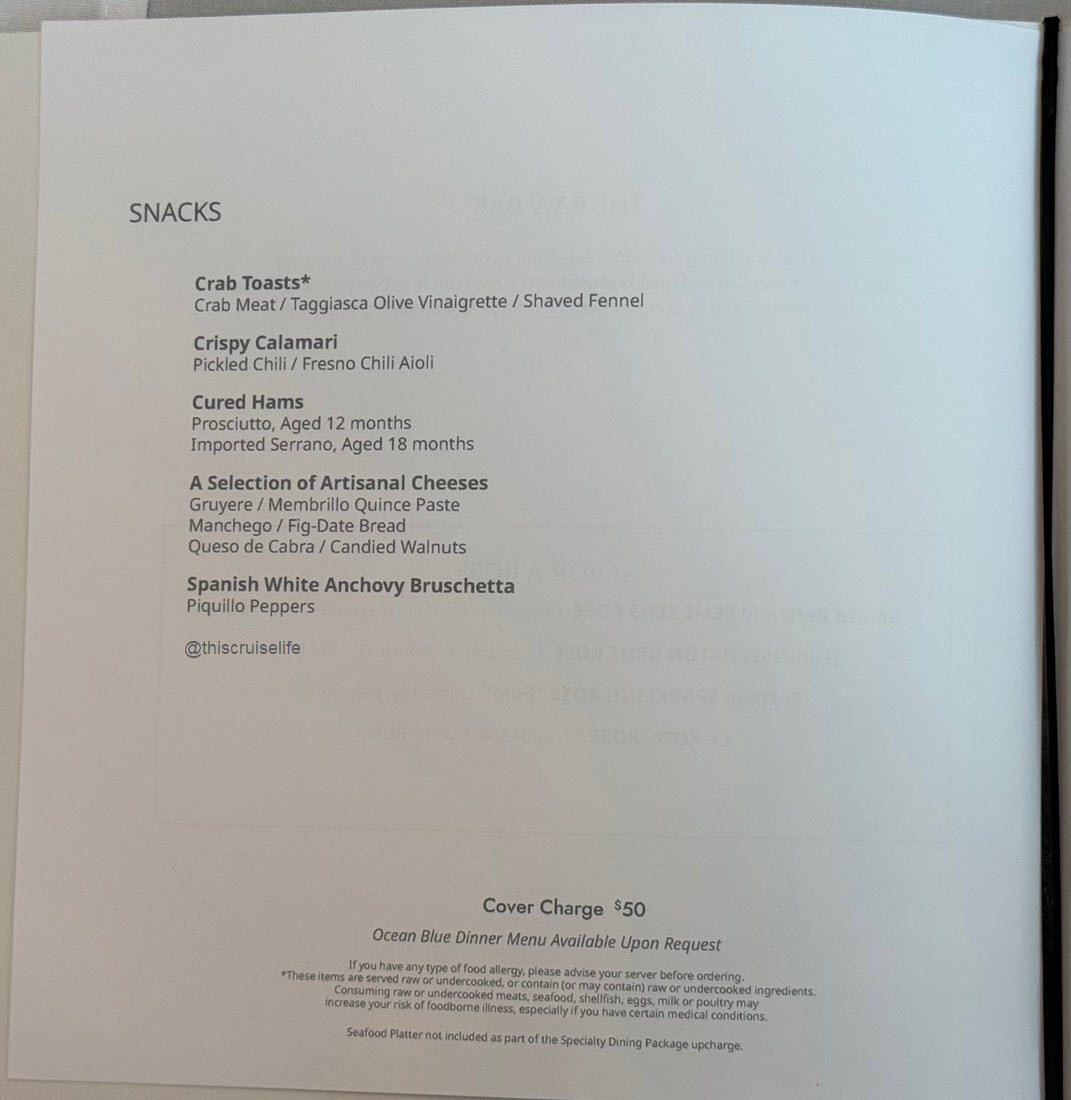 NCL Specialty Dining Menus – More at Sea › This Cruise Life